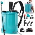 Senfot 4.23-Gallon Battery-Powered Backpack Sprayer, 0–65 PSI Pressure ...