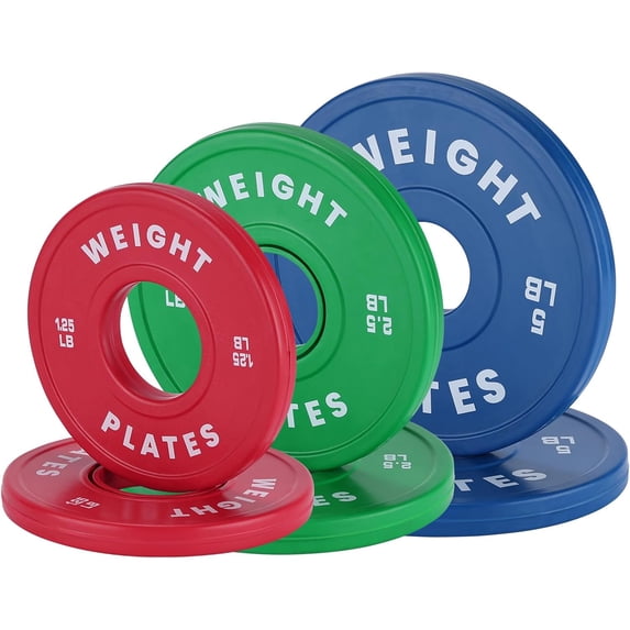 Senfot Combined Small Barbell Weight Plates Steel Core Rubber Printed ...