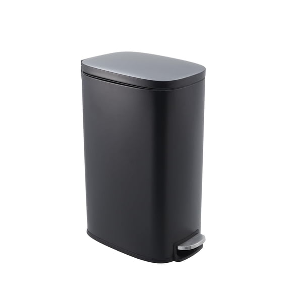 Senfot Slim Kitchen Trash Can 13 gal, Skinny Stainless Steel Garbage ...