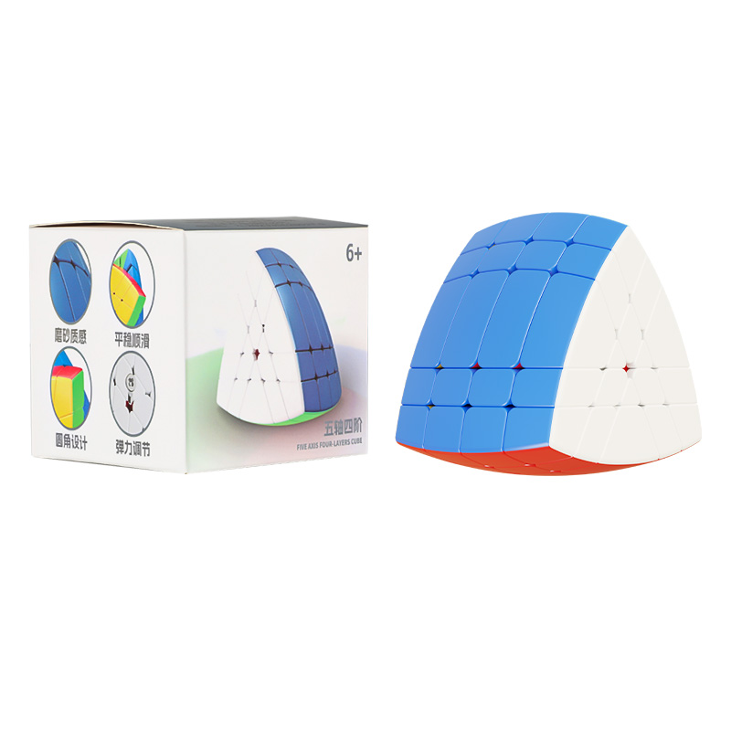 SengSo 4x4 Pentahedron Stickerless Speed Cube Shengshou Cube Children ...