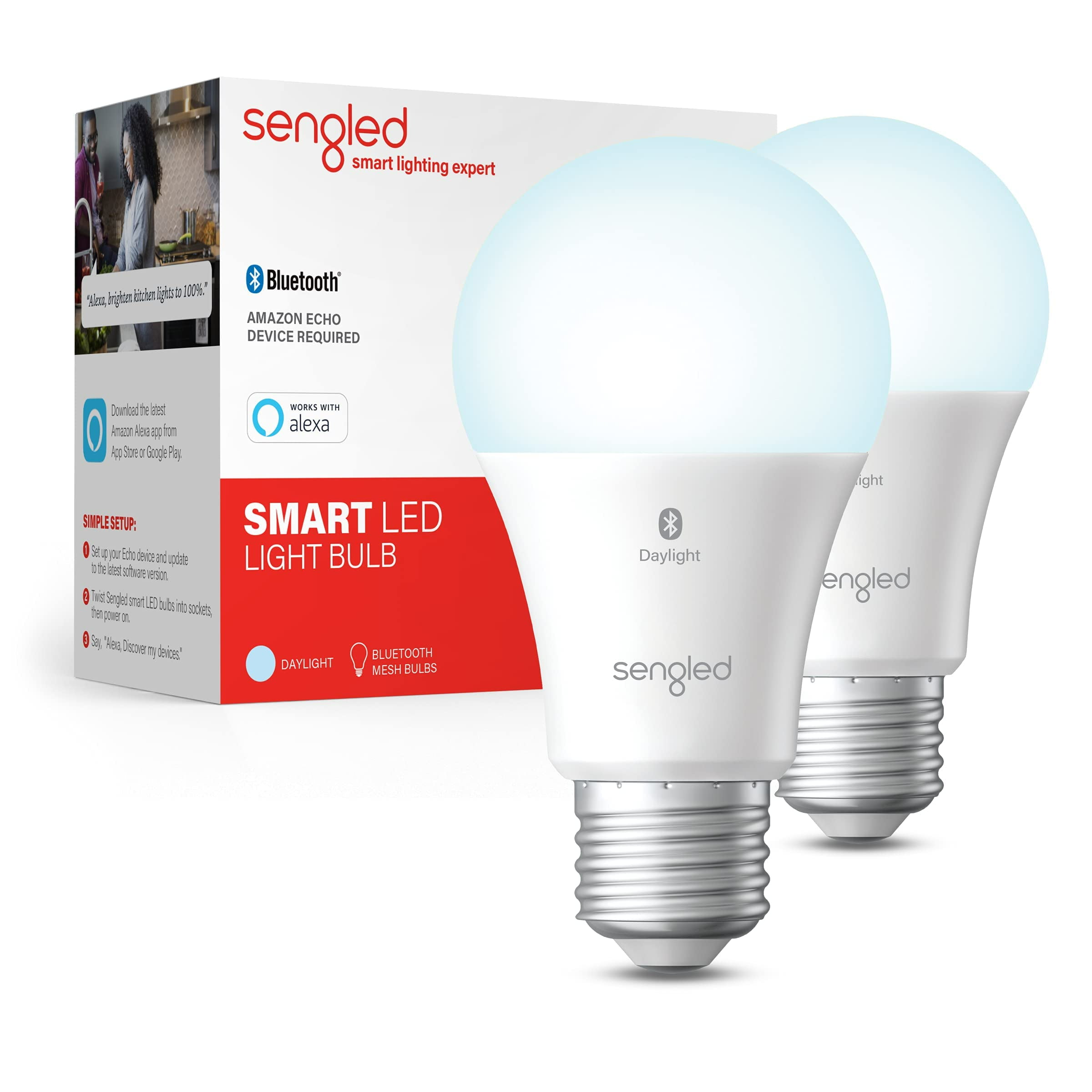 Sengled Alexa Light Bulb, S1 Auto Pairing with Alexa Devices, Smart Light Bulbs that Work with ...