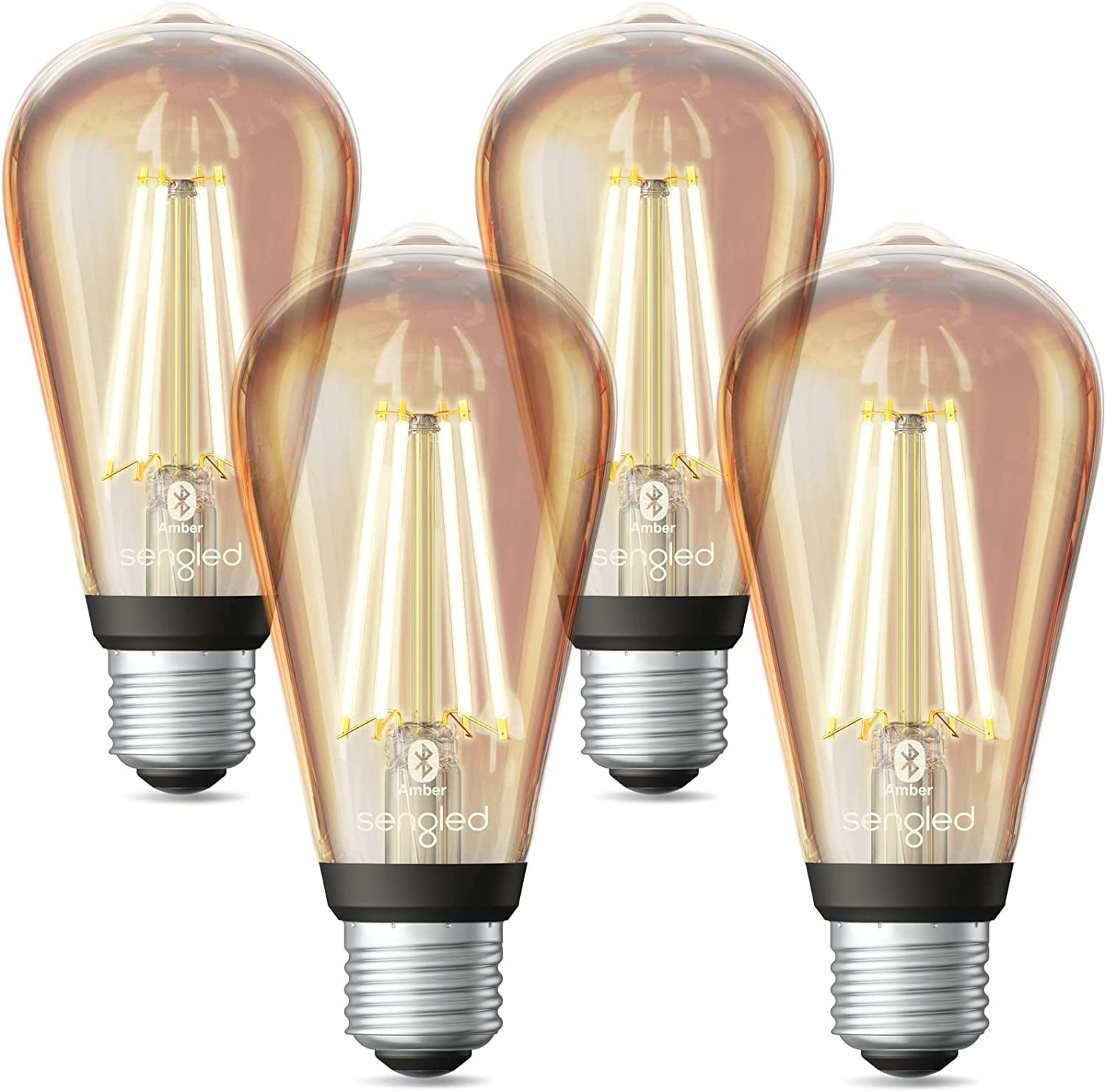 Sengled Filament ST19 Smart Edison Bulbs, Bluetooth Mesh Smart Light ...