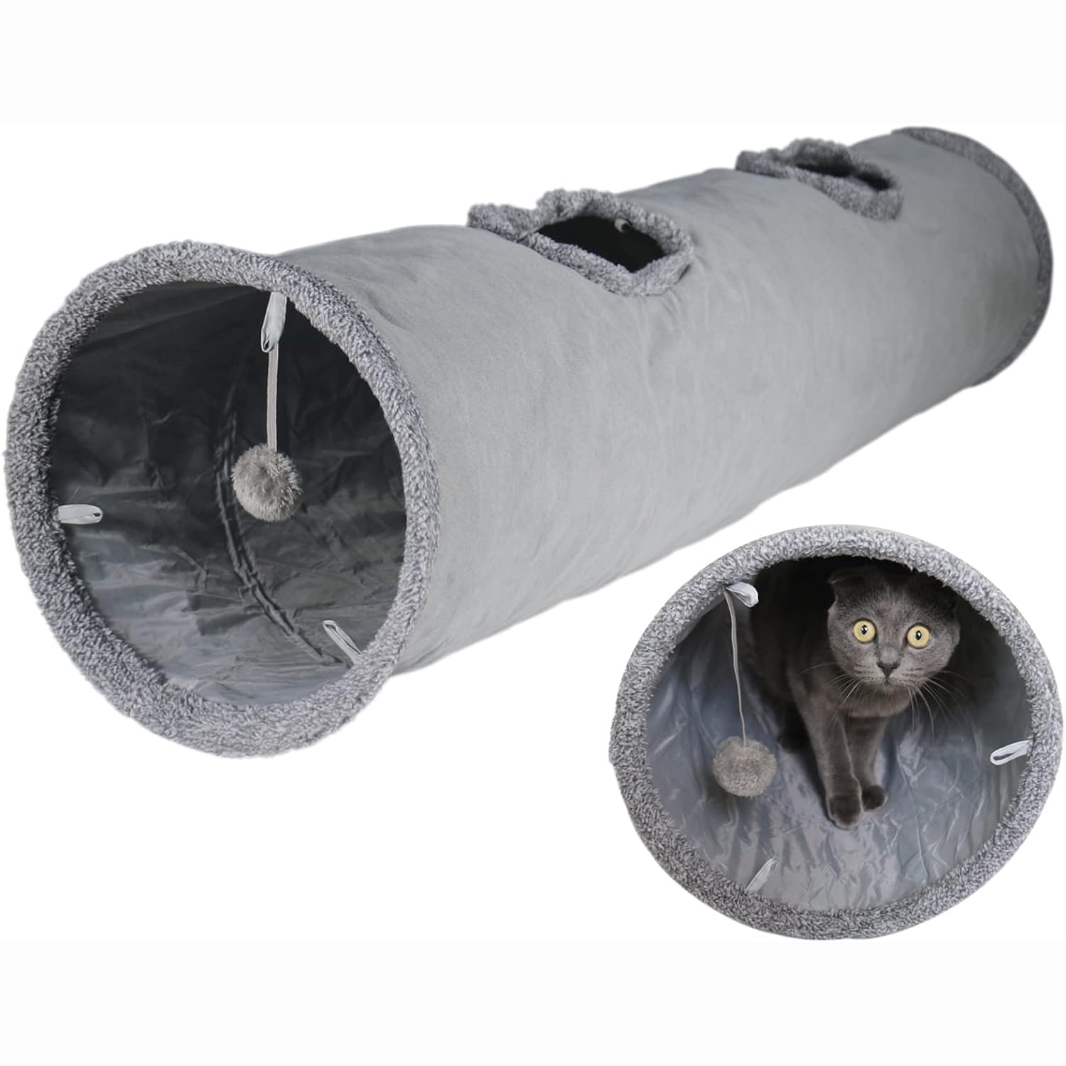 Customer reviews for Senhu Cat Tunnel for Indoor Cats, 51×12 inch ...