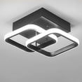 Senhu LED Ceiling Light, Modern Square Design, 6000K White Light, for ...