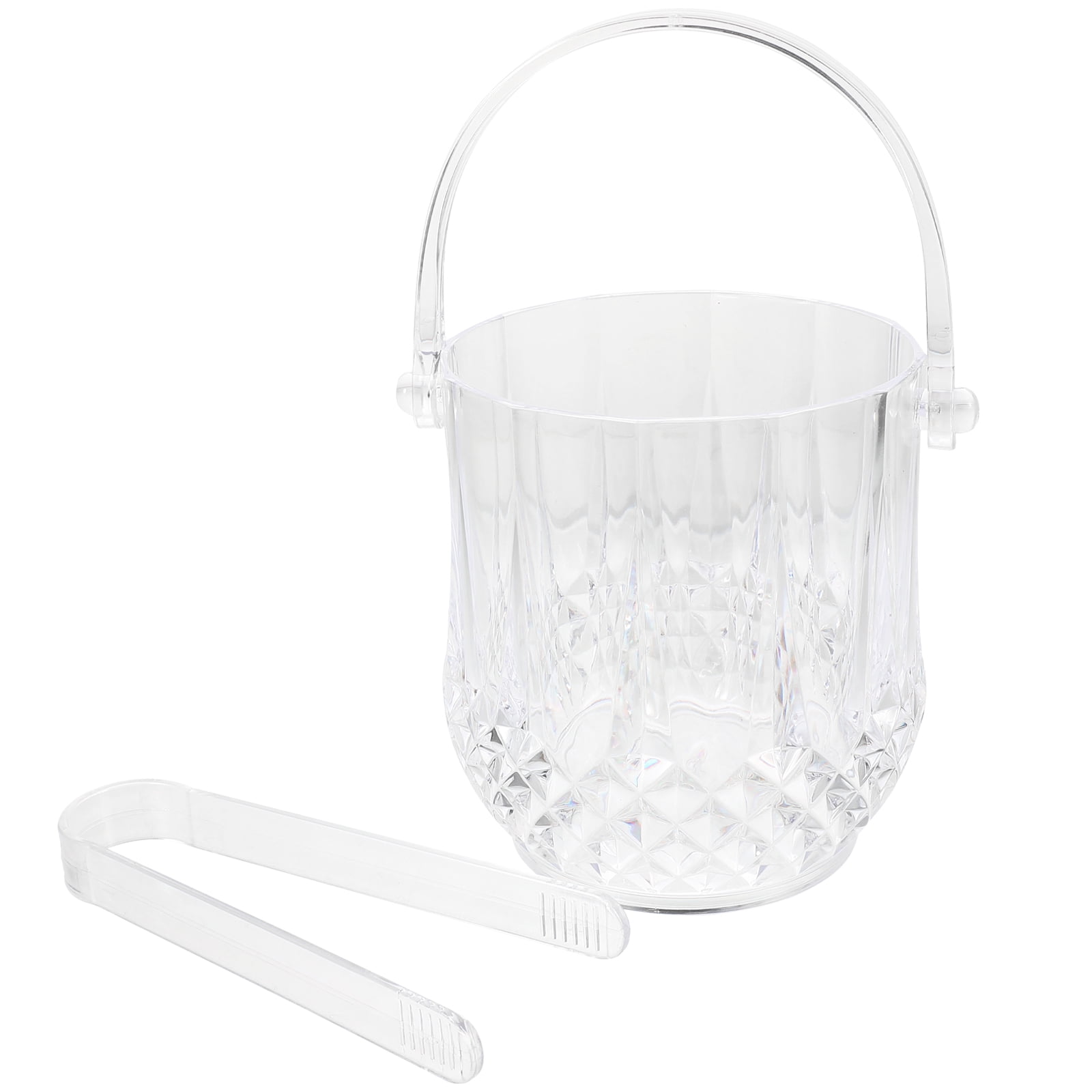 Seni Acrylic Ice Bucket with Tong for Parties and Bars - Walmart.com