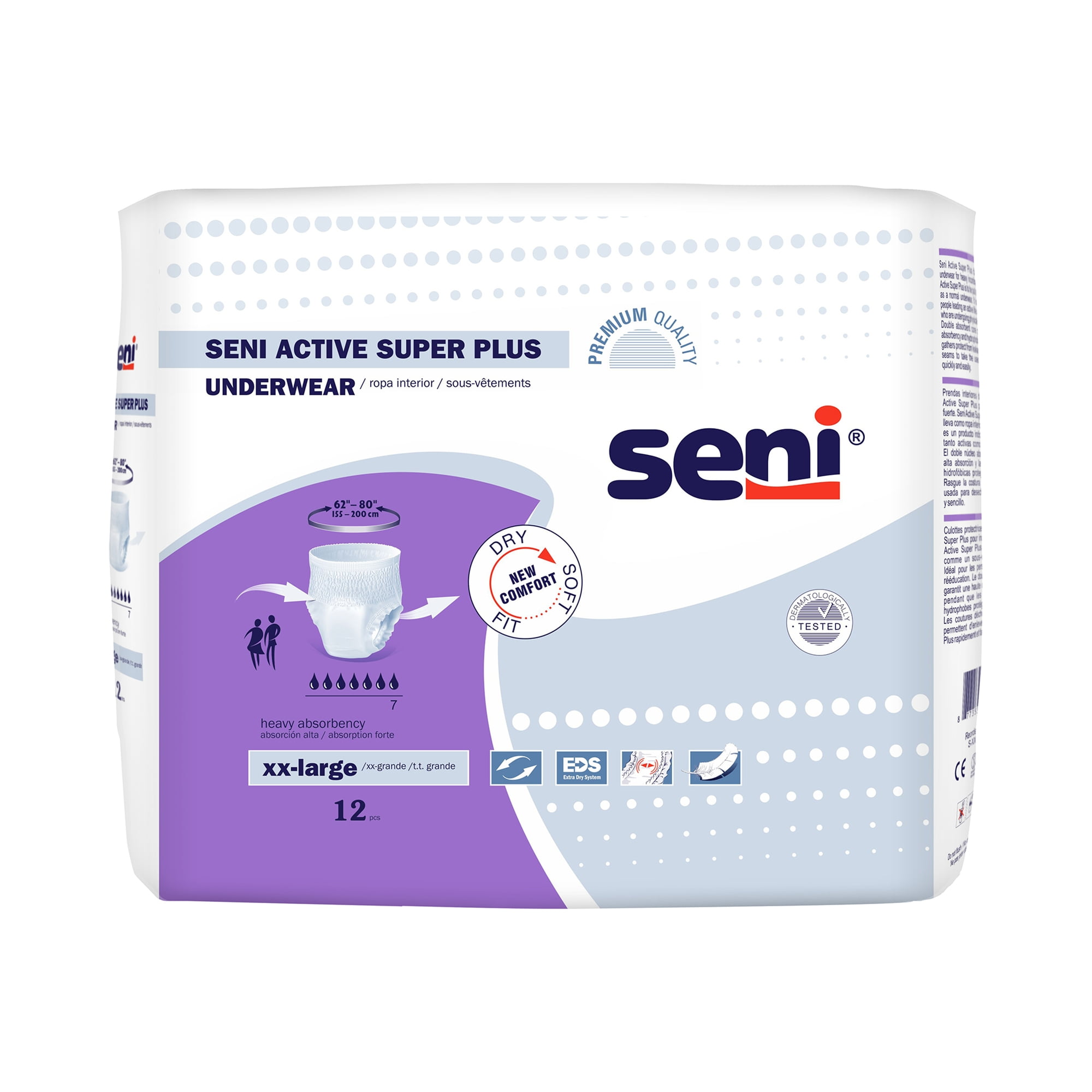 Seni Active Super Plus Disposable Underwear Pull On with Tear Away ...