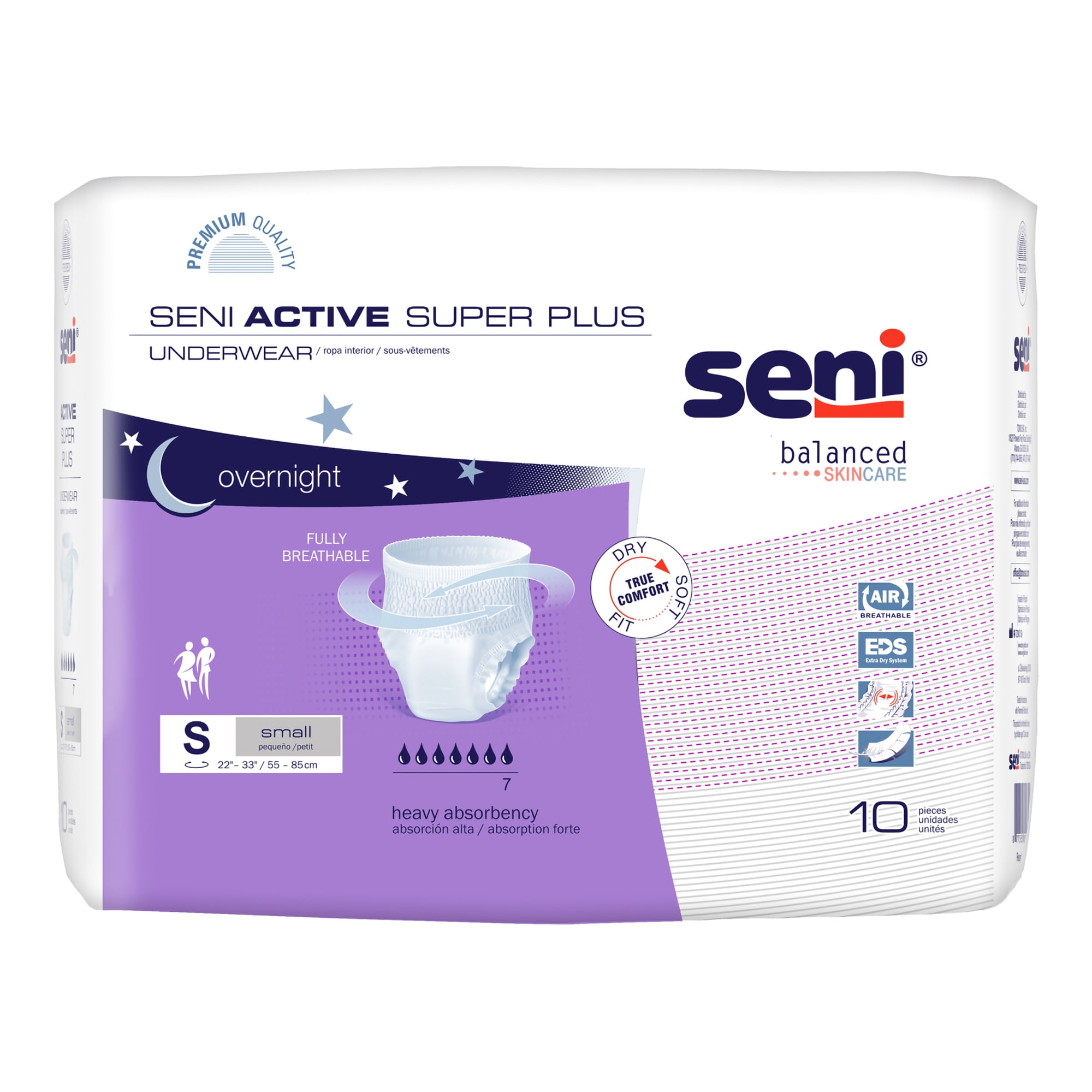 Seni Active Super Plus Adult Pull Ups Diapers, Overnight Incontinence ...