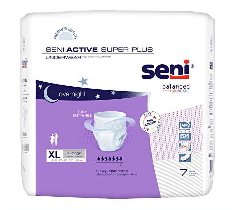 Seni Active Super Plus Disposable Underwear Pull On with Tear Away ...