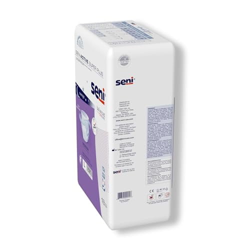 Seni Active Super Plus, Underwear for Heavy Incontinence, Large, 18 ...
