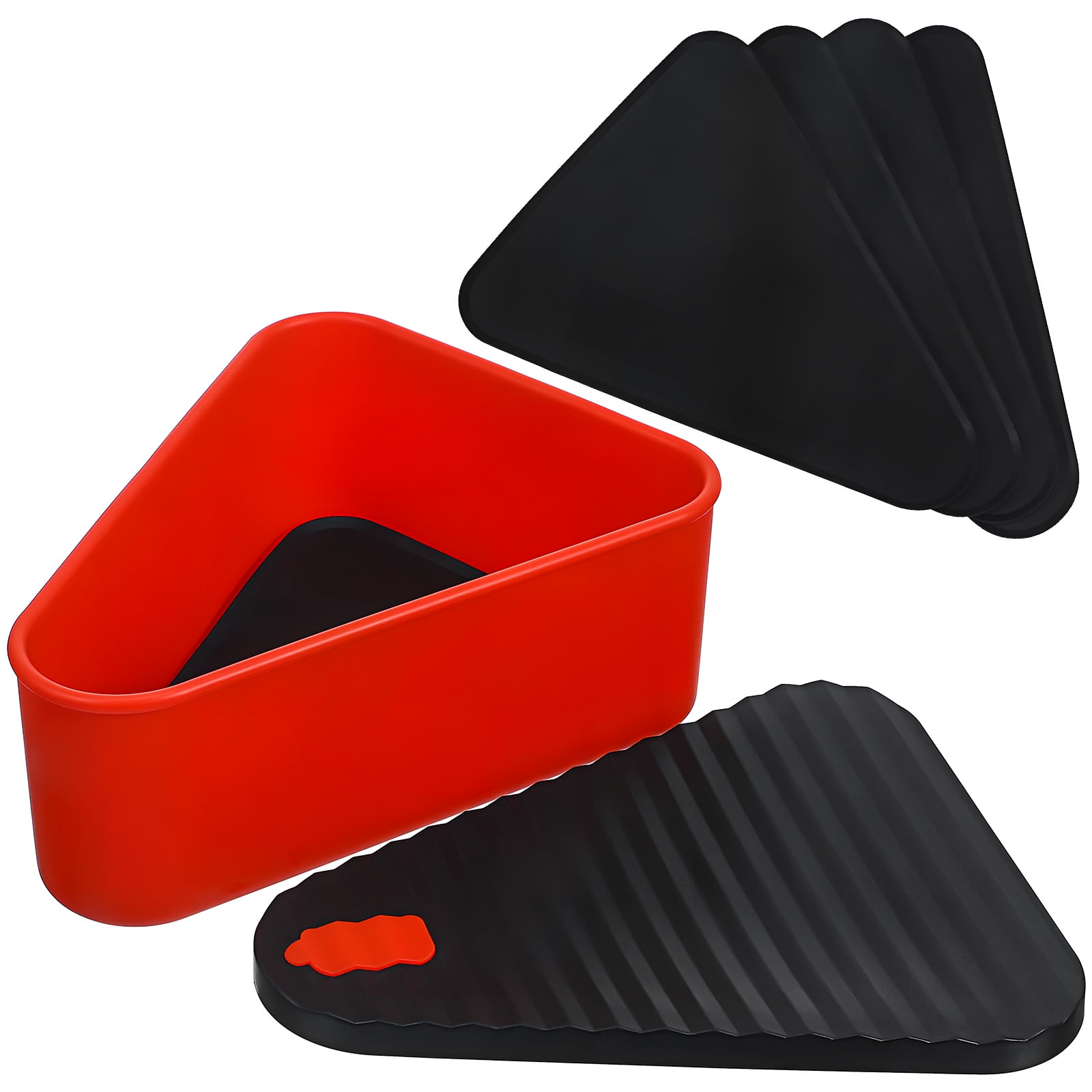 Senikei 1 Set Pizza Storage Container Triangle Pizza Leftover Container ...