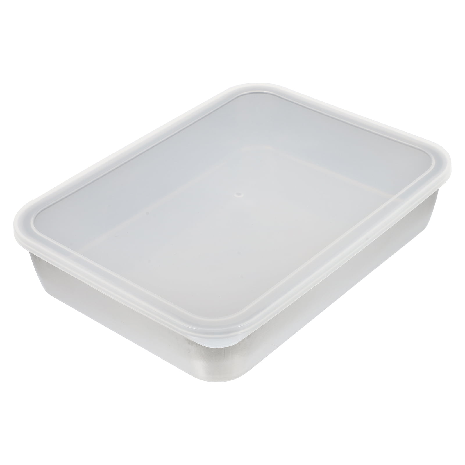 Senikei 1 Set Stainless Steel Baking Pan Lid Kit Fresh-keeping Boxes ...
