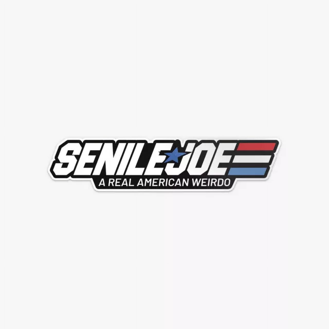 Senile Joe A Real American Weirdo Sticker Phone Decal Water Bottle ...