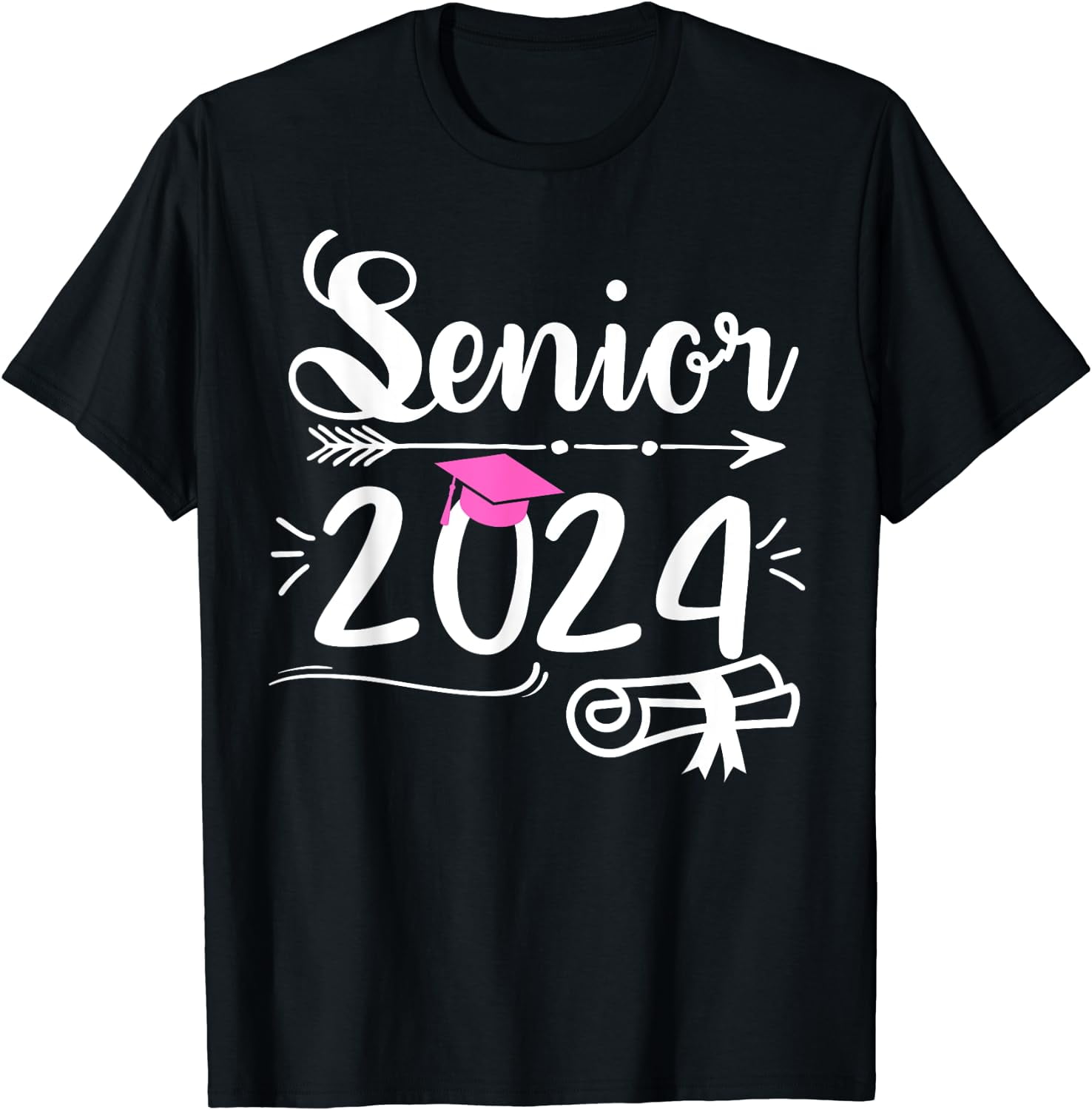 Senior 04 Class of 04 Graduation or First Day Of School T-Shirt Black ...