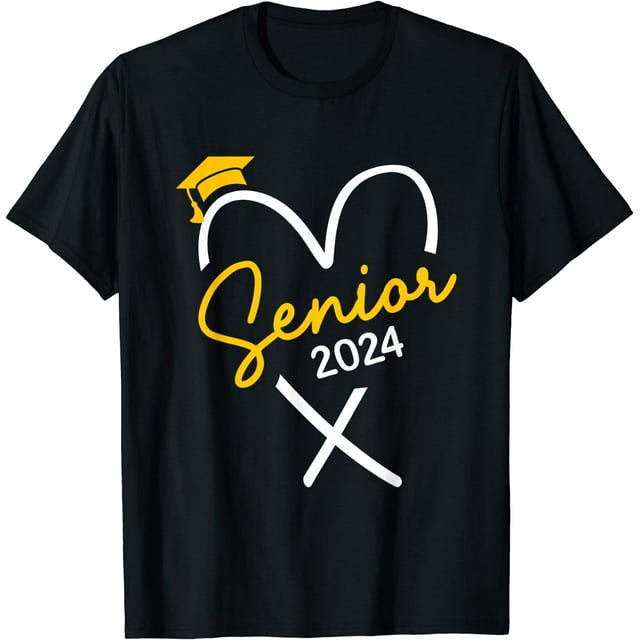 Senior 2024 Class of 2024 Seniors Graduation 2024 Grad 24 T-Shirt ...