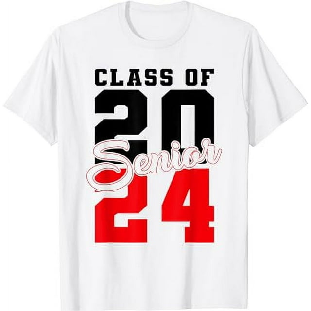 Senior 2024 Class of 2024 Seniors Graduation 24 T-Shirt - Walmart.com
