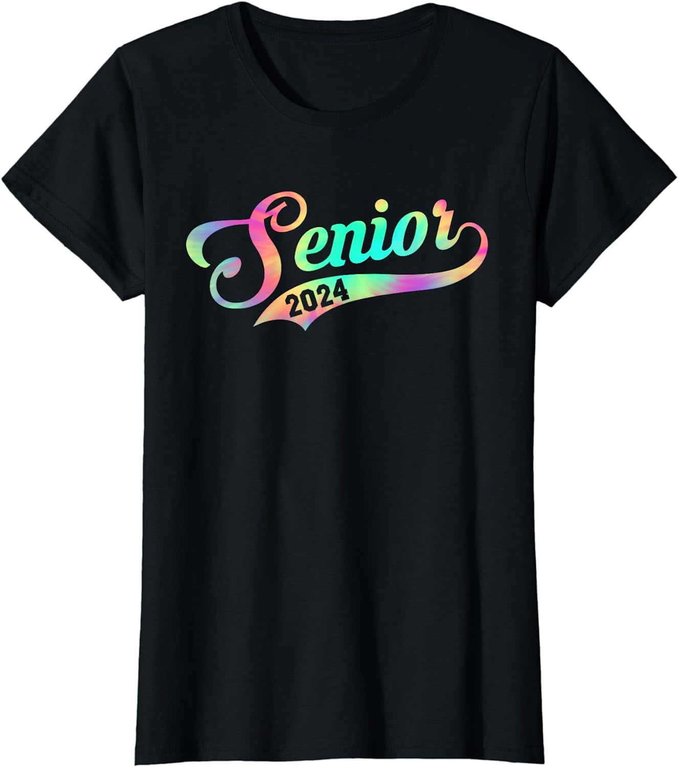 Senior 2024 Class of 2024 Seniors Graduation 24 Tie Dye T-Shirt ...