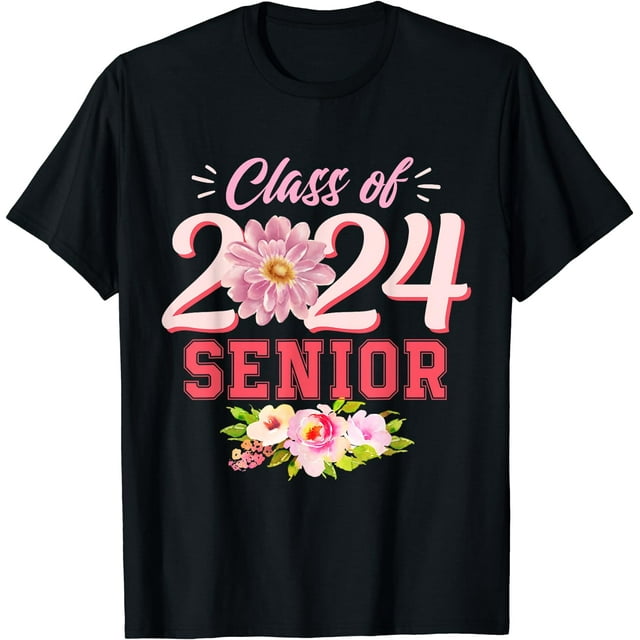 Senior 2024 Class of 2024 seniors 24 graduation girls women T-Shirt ...