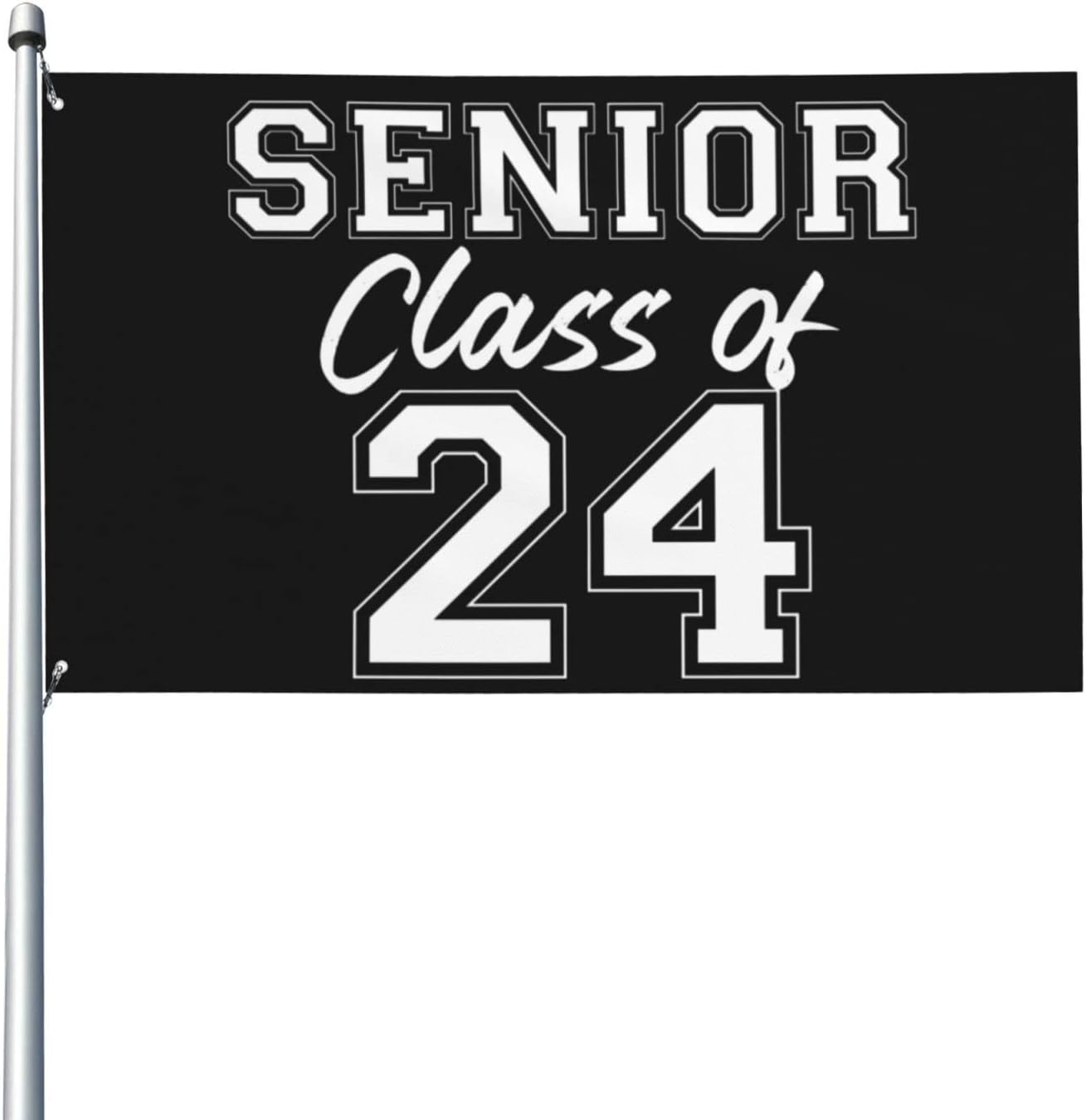 Senior 2024 Flag Sign Class Of 2024 Graduation Flag Banner Gift For ...