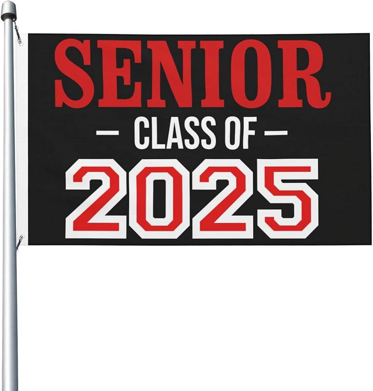 Senior 2025 Class Of 2025 Flag 02 3x5 Ft Flag Garden Banner With Two ...