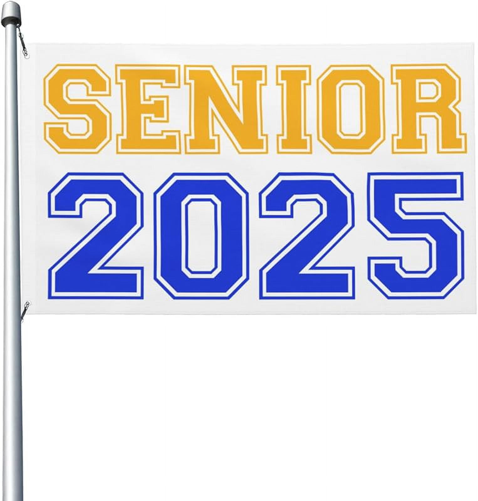 Senior 2025 Class Of 2025 Flag 02 3x5 Ft Flag Garden Banner With Two ...