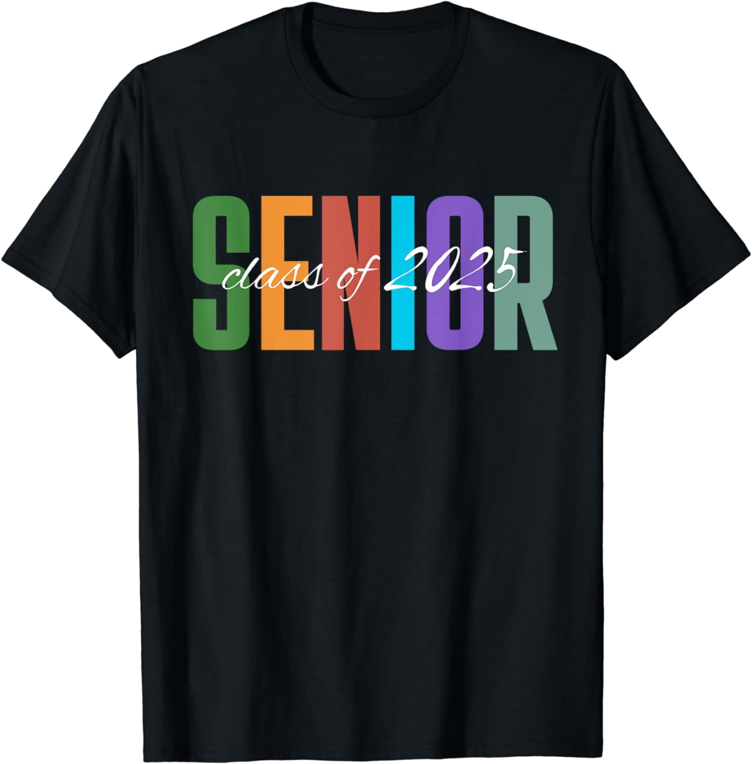 Senior 2025 Class of 2025 For College High School Senior T-Shirt ...
