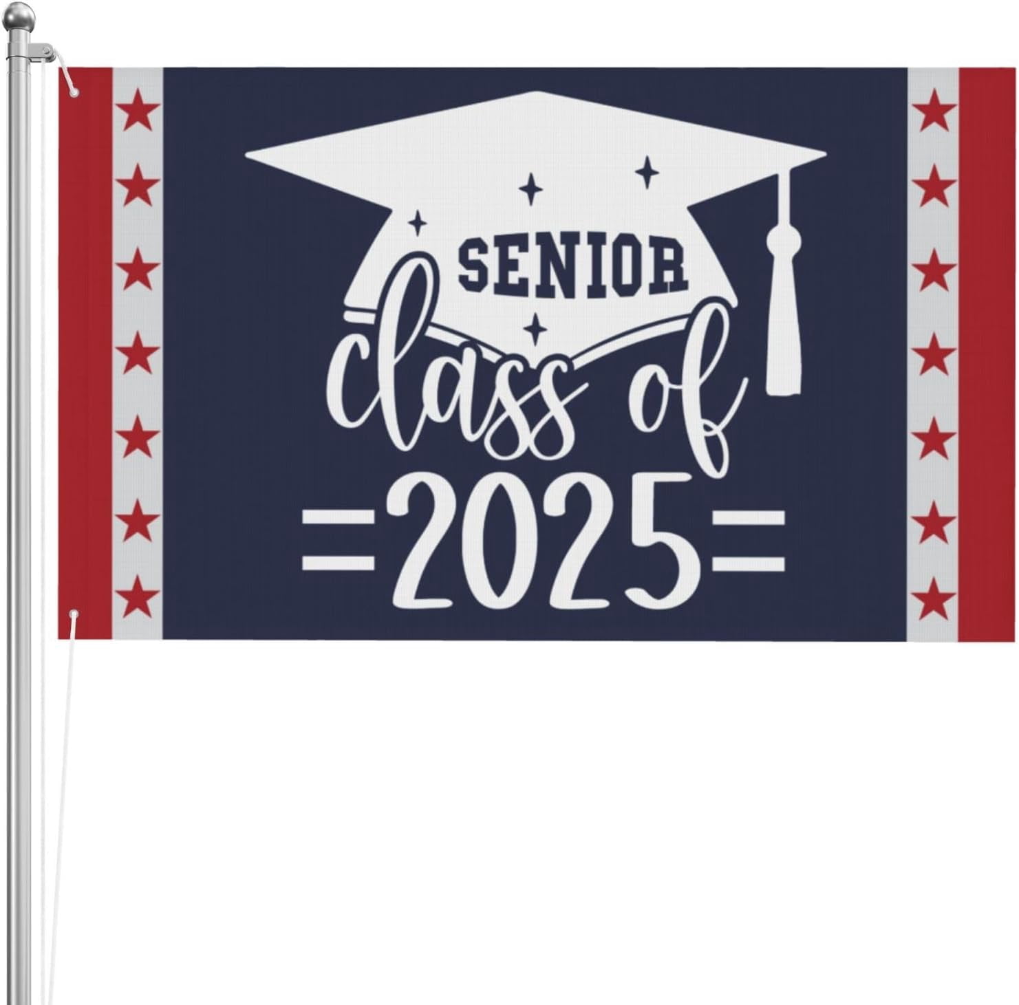 Senior 2025 Flag 2x3 Double Sided Class Of 2025 Decoration Sign Flag ...