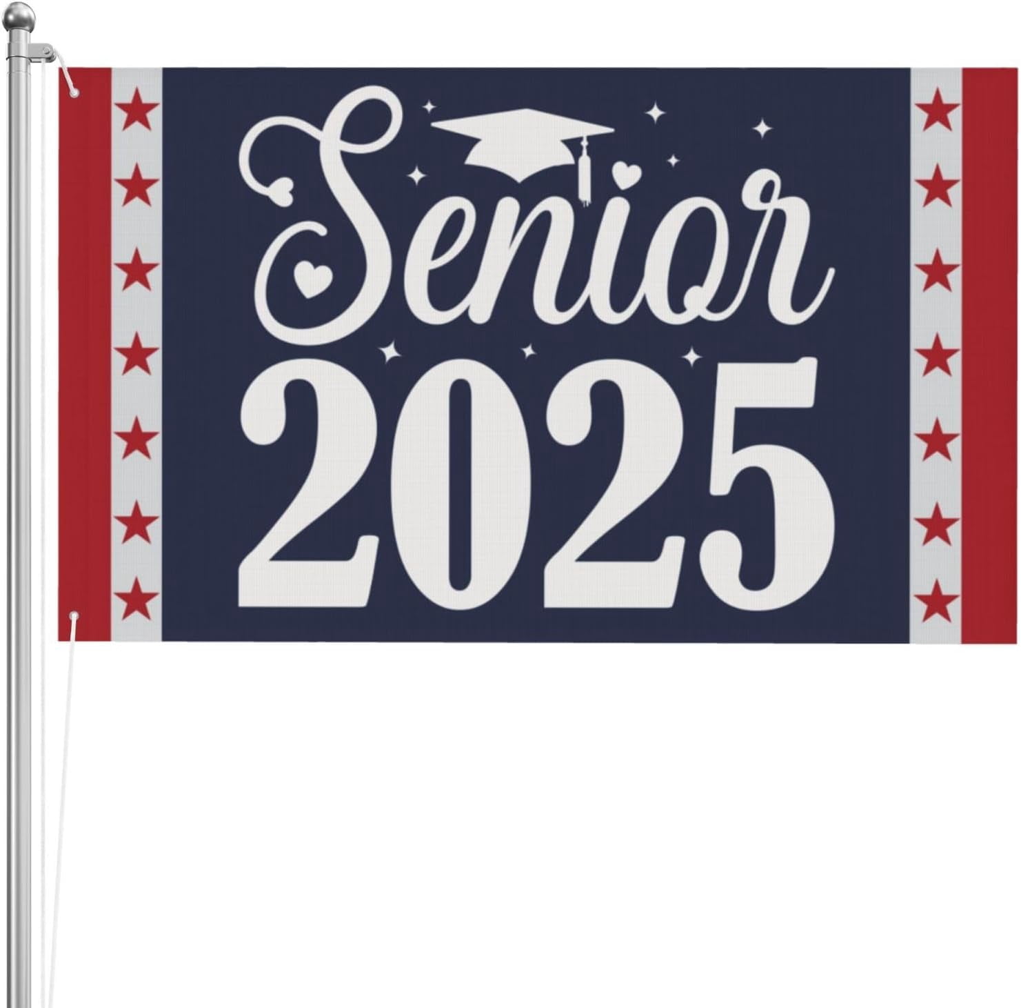 Senior 2025 Flag 4x6 Double Sided Class Of 2025 Decoration Sign Flag ...