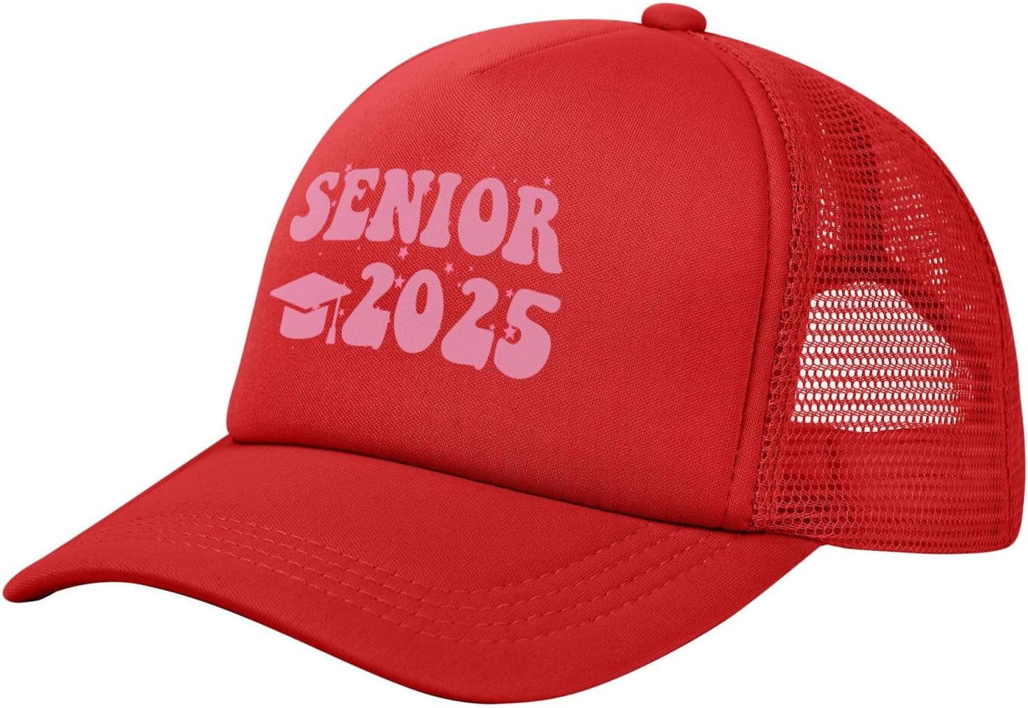 Senior 2025 Hat Class Of 2025 Cap Graduation Congrats Mesh Baseball