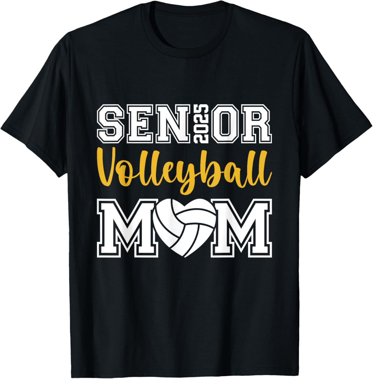 Senior 2025 Proud Volleyball Mom Of A Class Of 2025 Graduate T-Shirt ...
