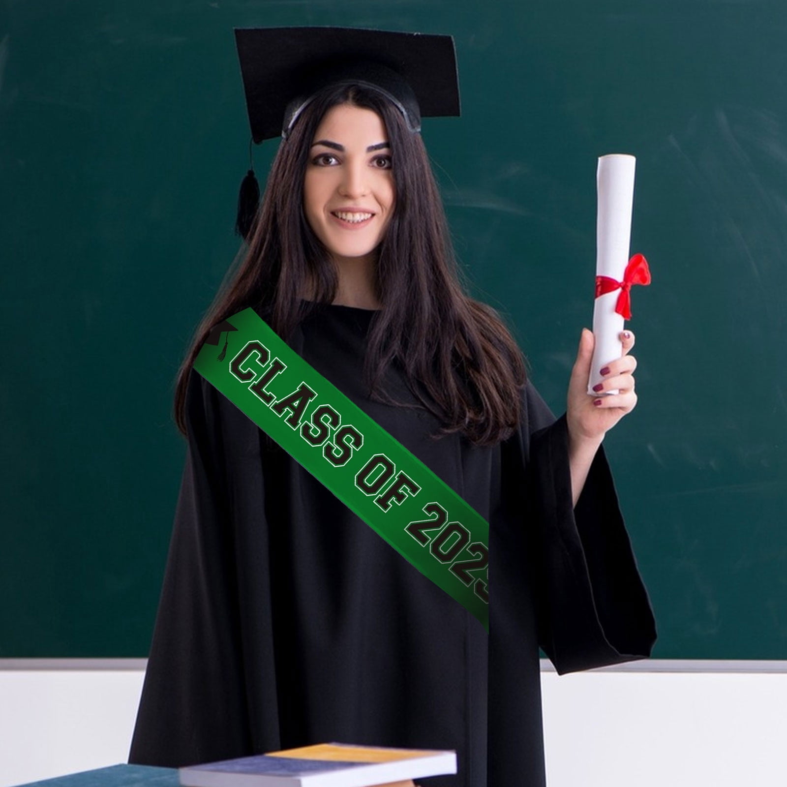 Senior 2025 Sash Silver Glitter Letter Senior Sash 2025 Graduation Sash ...
