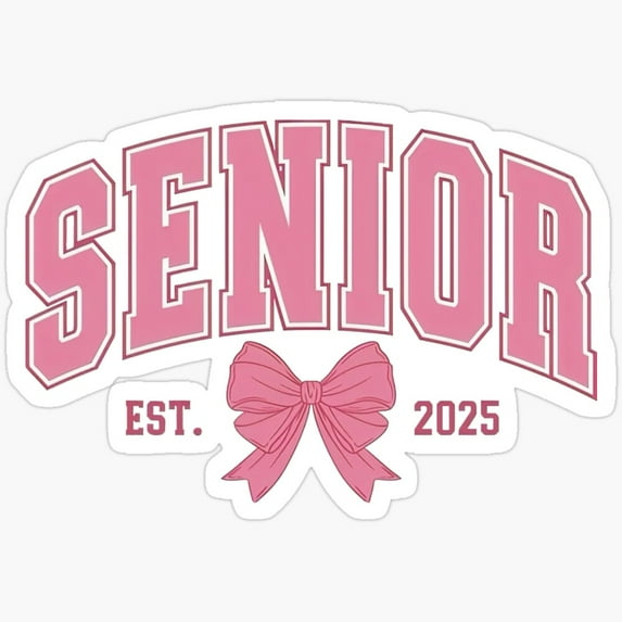 Senior 2025 Sticker Phone Decal Water Bottle Stickers Car Decals ...