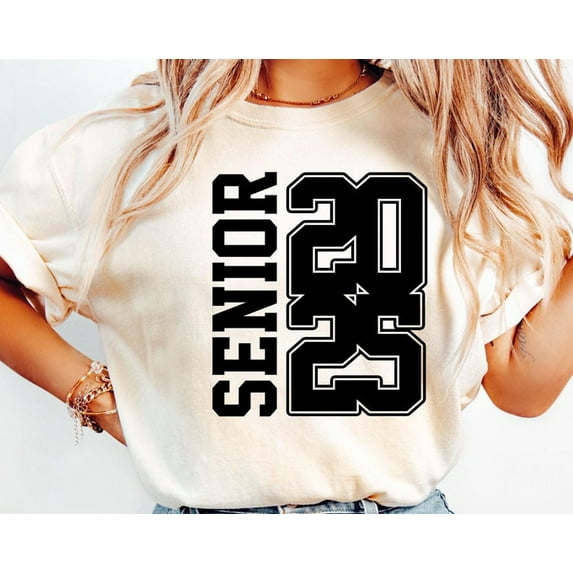 Senior 2025 T Shirt, Senior Shirt, Class Of 2025 Tee, Retro Senior Tee ...