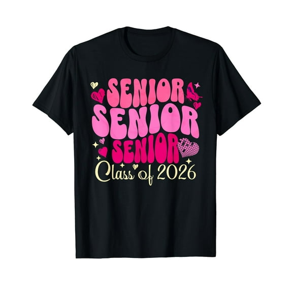 Senior 2026 Class Of 2026 For Girls Graduation Senior 26 T-Shirt ...