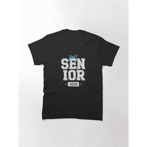 Senior 2026 Graduation Floral Pattern Class Year School Design Unisex T ...
