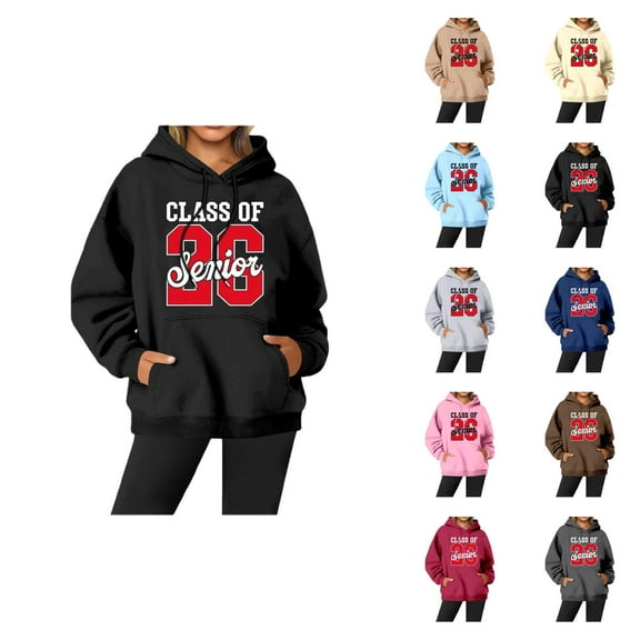 Senior 2026 Hoodies for Women Class Of 2026 Hoodie Graducation Hoodie ...