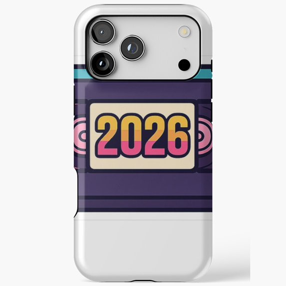 Senior 2026 Retro Music Casette Design iPhone Case 11 to 17 Pro Max ...