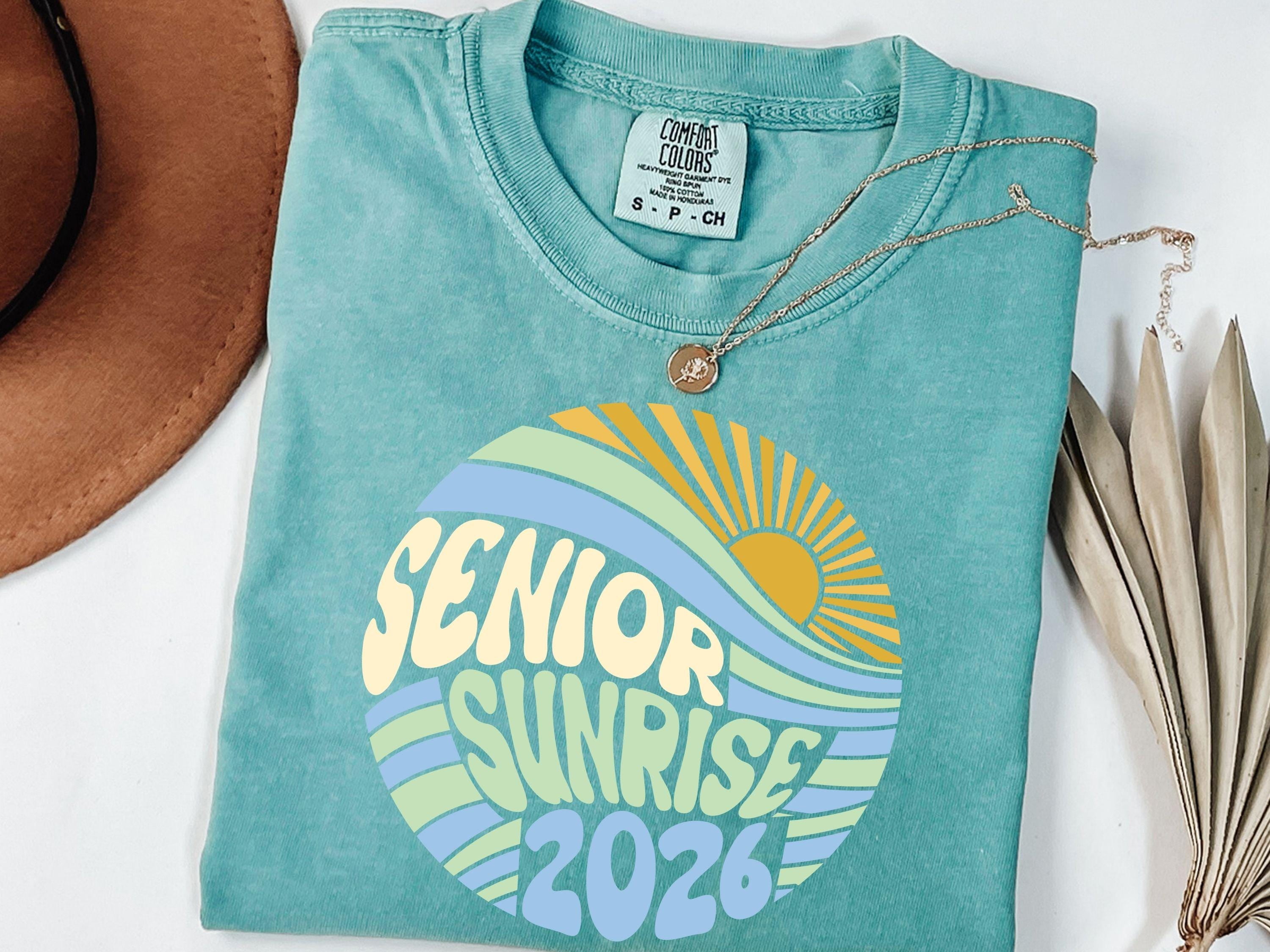 Senior 2026 Senior Sunrise Shirt, Class of 2025 Retro Senior Tshirt ...