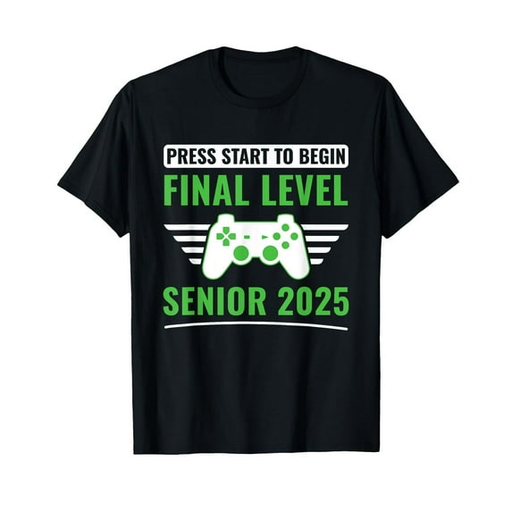 Senior 2026 Shirt Class of 2026 Gamer Video Games T-Shirt - Walmart.com
