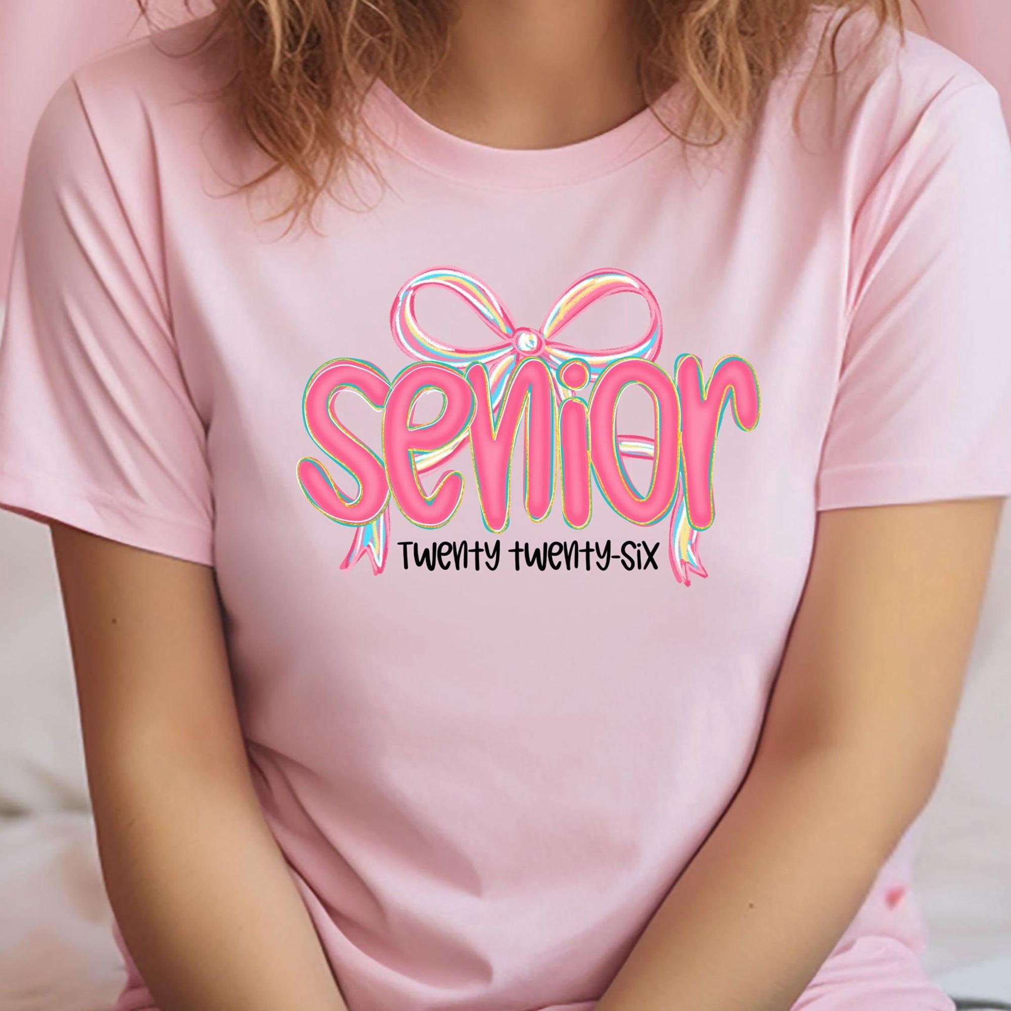 Senior 2026 Shirt Preppy Senior TShirt Class of 2026 Shirt Senior Mom ...