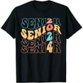 Senior 24 Graduation Class of 2024, Cute Senior 2024 Cotton T-Shirt ...