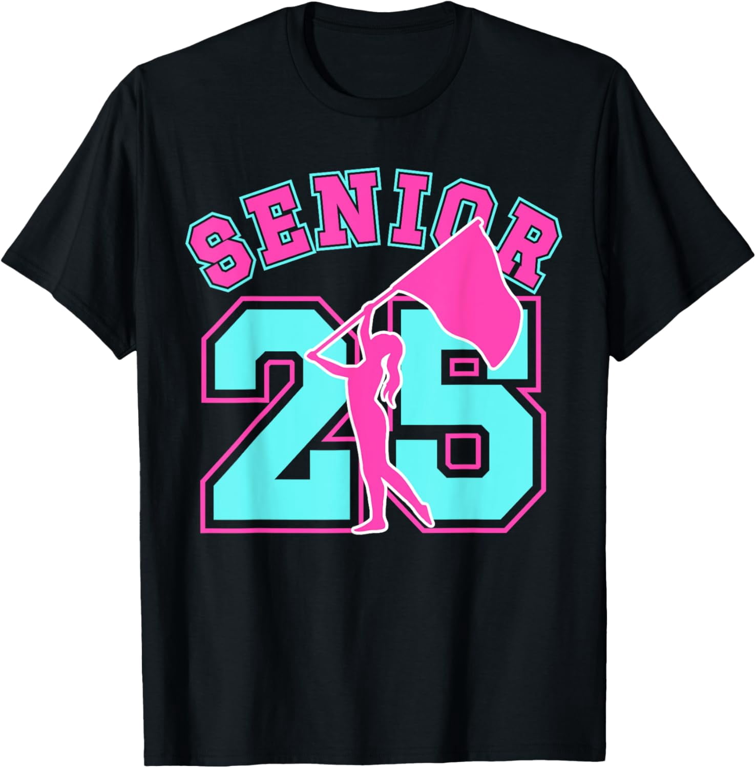 Senior 25 Color Guard Senior 2025 Class Of 2025 T-Shirt - Walmart.com
