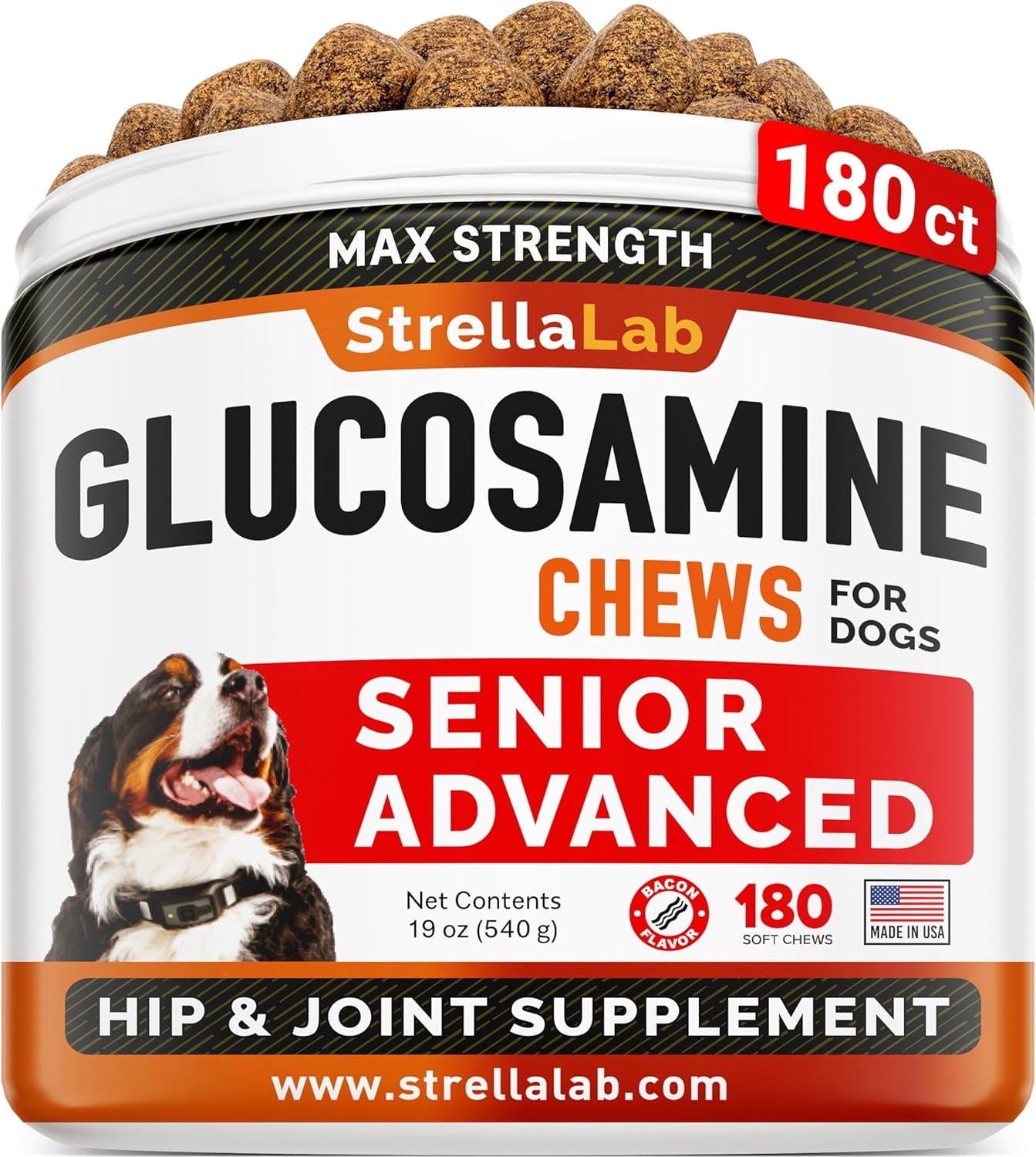 Free Shipping! StrellaLab Senior Glucosamine Chondroitin Joint ...