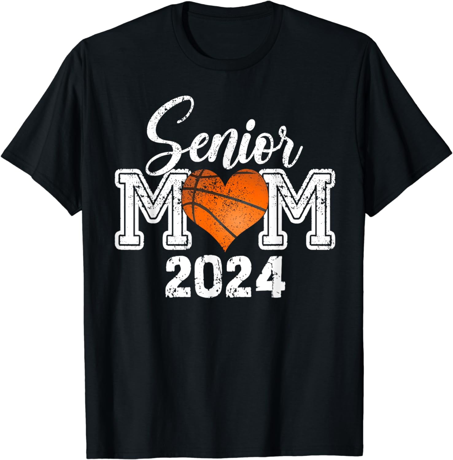Senior Basketball Mom Class of 2024 Player Graduation Grad T-Shirt ...