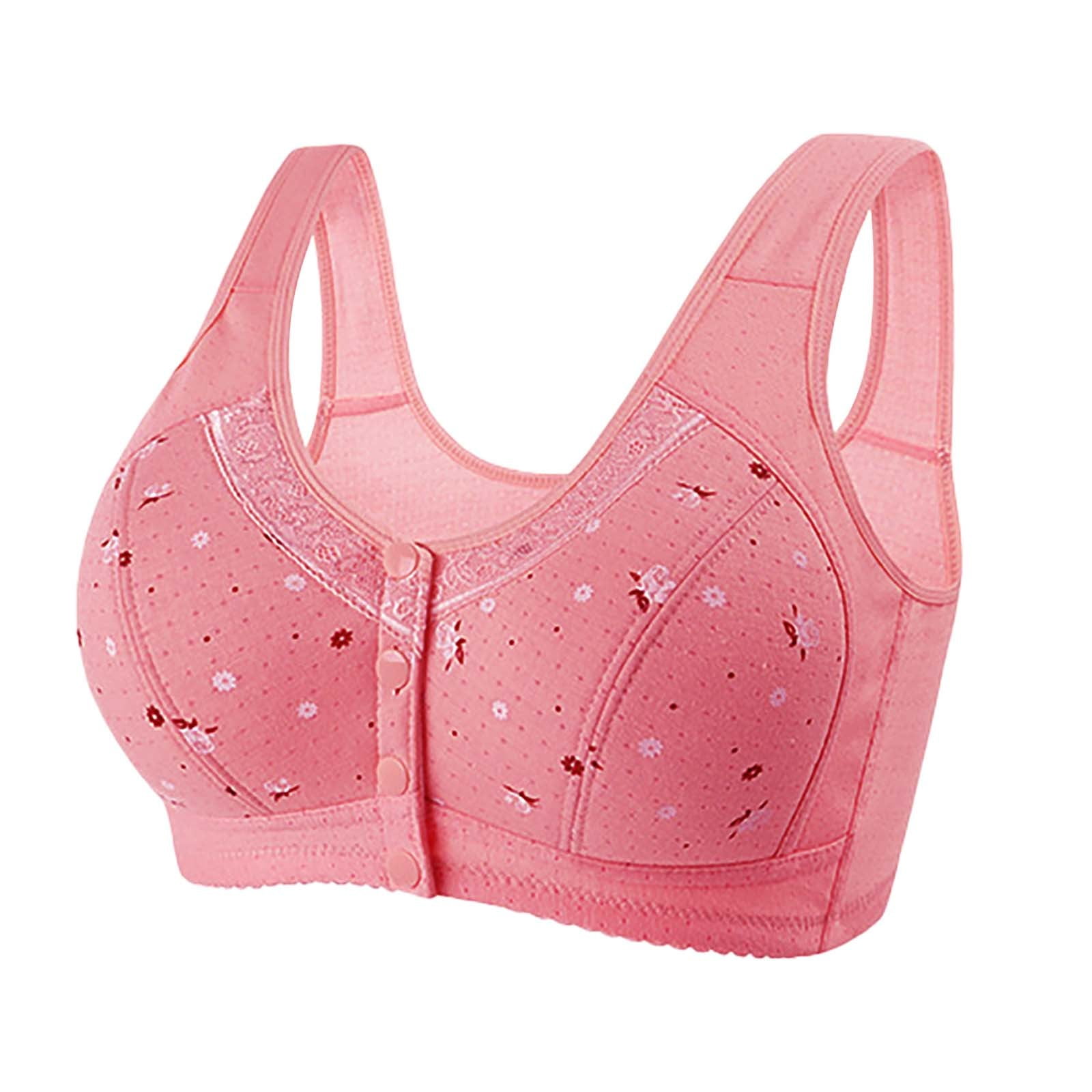Senior Bras for Women Front Closure with Uplift Front Closure Wireless ...