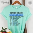 Senior Citizen Texting Code Shirt Funny Text Message Grandparents Gift ...