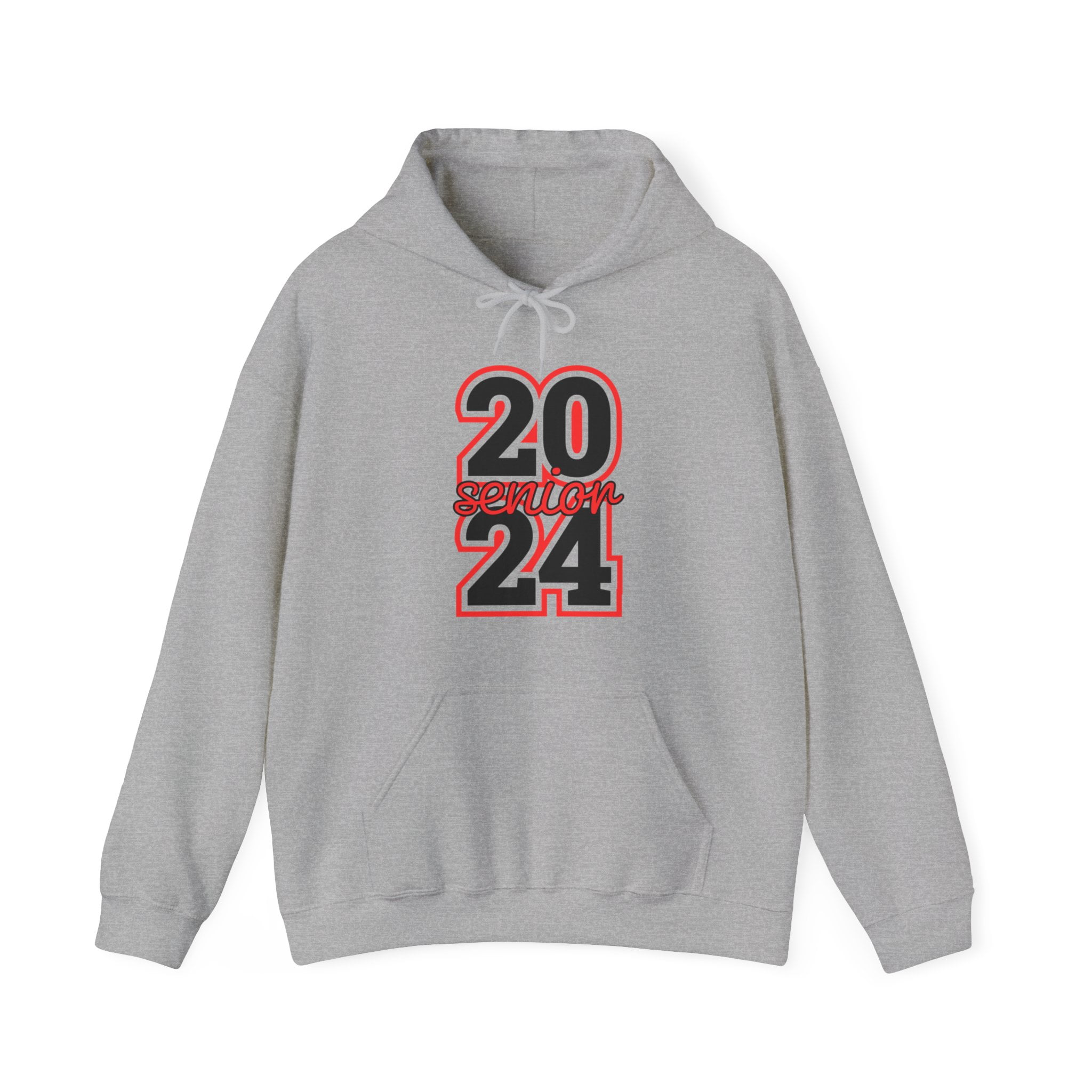 Senior Class 2024 - Red Graduation Grad High School Hooded Sweatshirt ...