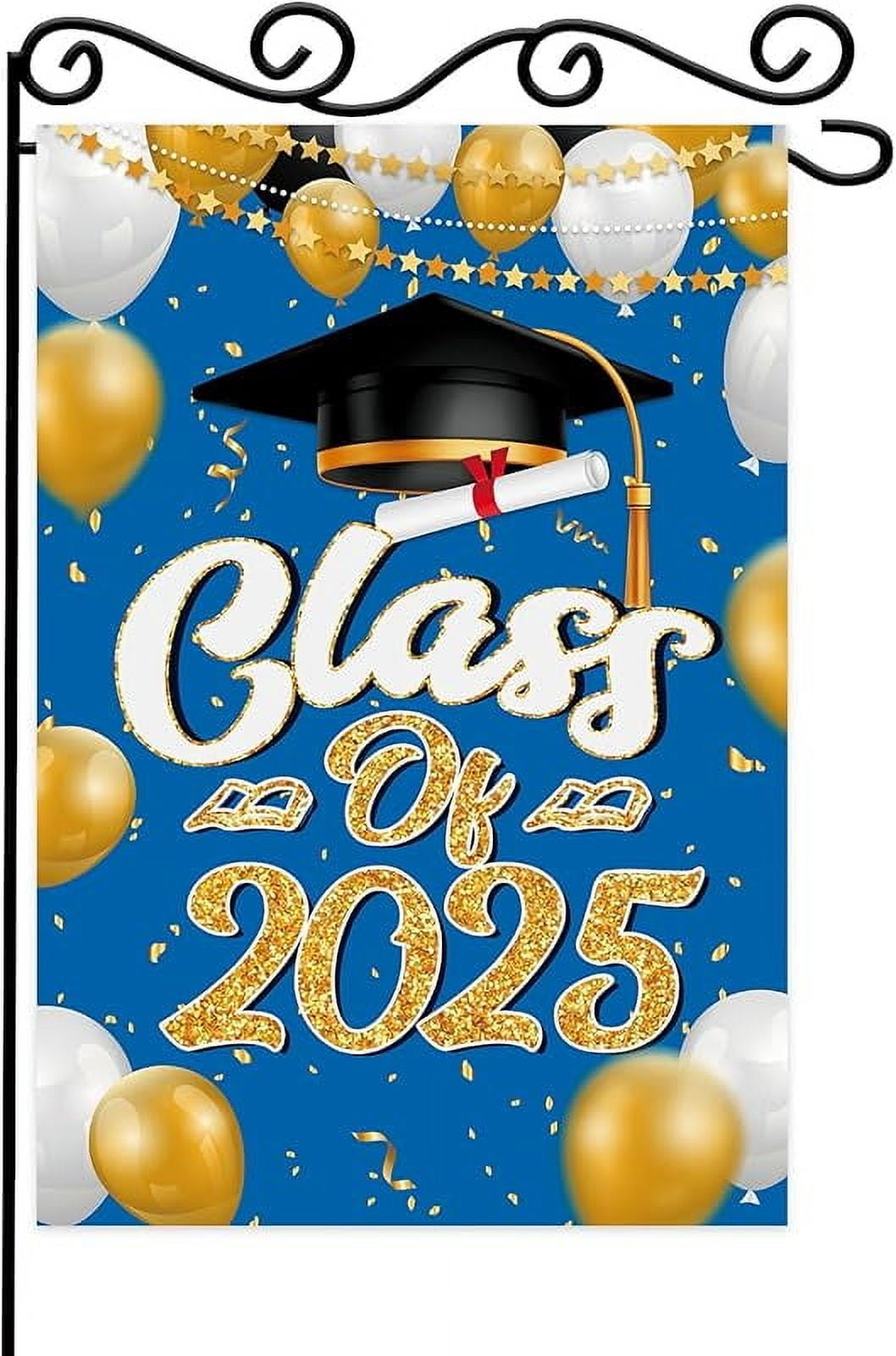 Senior Class Of 2025 Graduation Garden Flag,12x18 Inch Double Sided ...