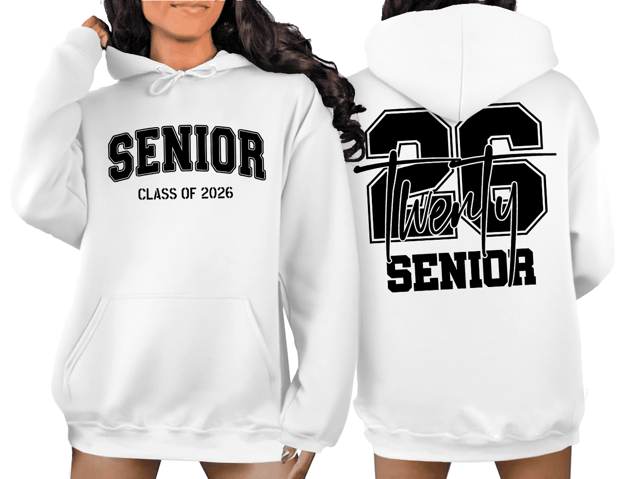 Senior Class Of 2026 Hoodie Senior 2026 Sweatshirt Women Graphic ...