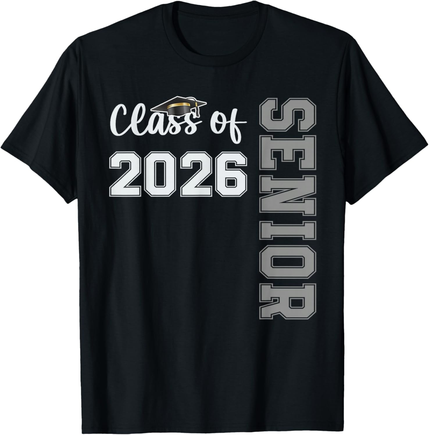 Senior Class of 2026 Graduation 2026 Adult T-shirt - Walmart Business ...