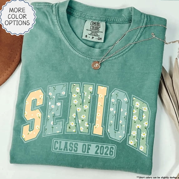 Senior Class of 2026 Shirt Floral Daisy Senior Shirt Class of 2026 Mom ...